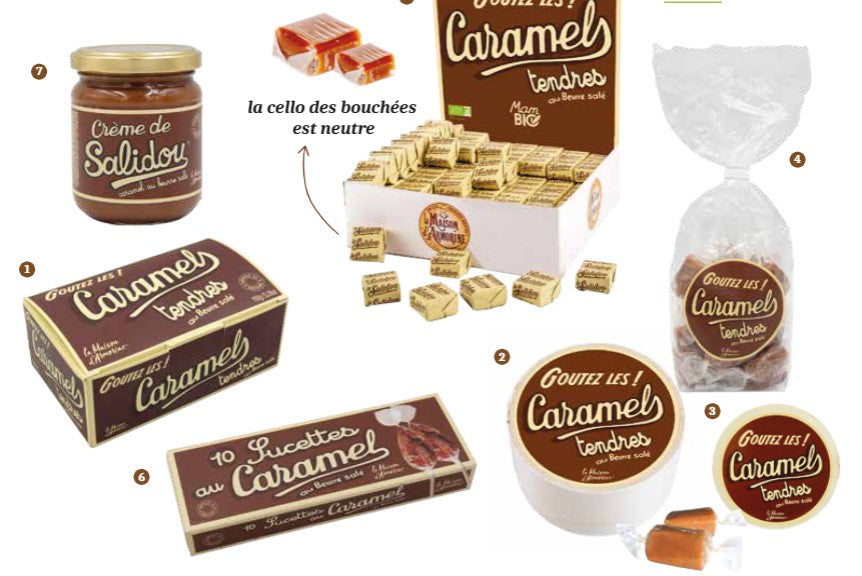 Mam Bio -- Echantillons nouveaux caramels bio – Aventure bio
