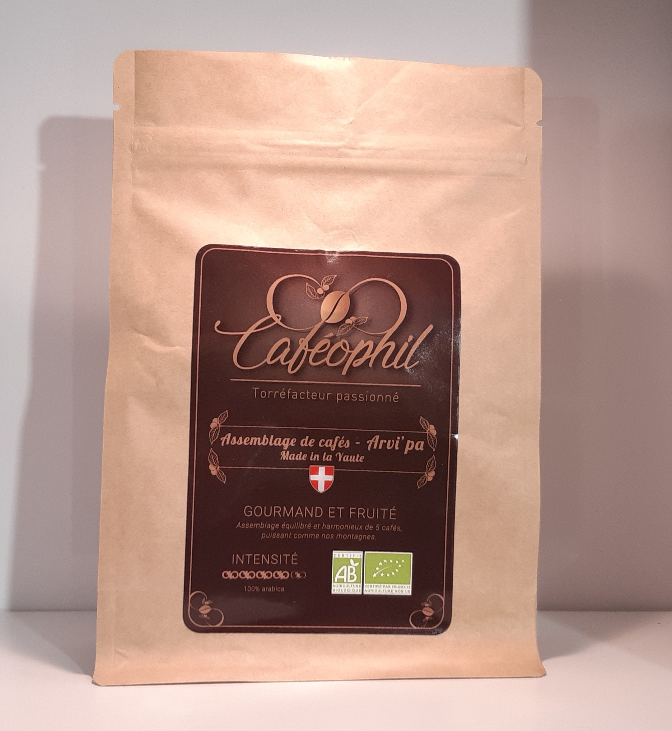 Caféophil -- EOL Café Assemblage Arvi'Pa Bio (Grain) - 6x250g – Aventure bio