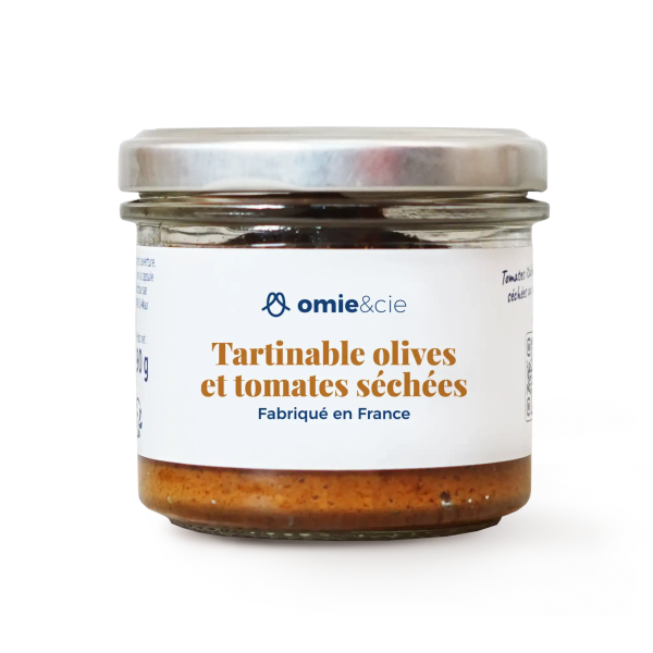 Omie -- Tartinable olives et tomates séchées bio - 90 g – Aventure bio